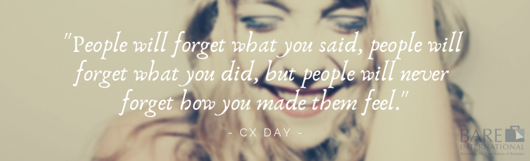 Happy CX Day What Does CX Mean To Us BARE International